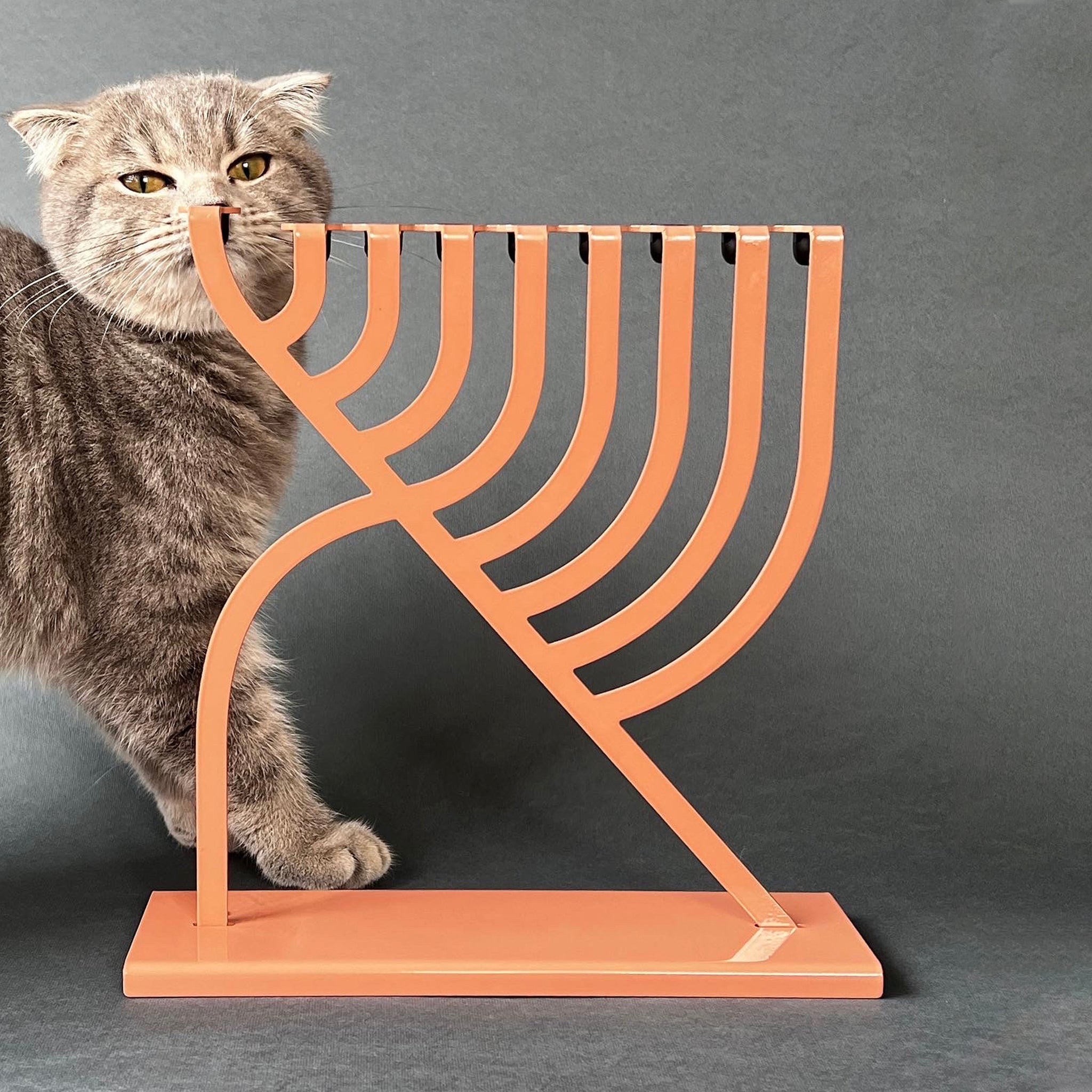 Terracotta Alef Menorah – Alef Objects